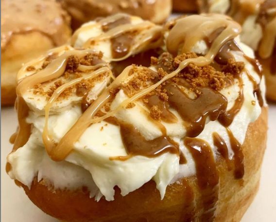 donut banoffee speculos | ginger donuts